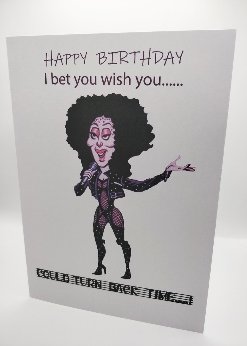 Cher Birthday Greeting Card - Etsy