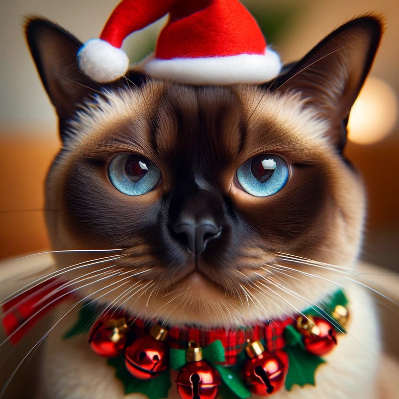 Handcrafted Christmas Cat Cards: Premium Luster Photo Paper - Set of 7 ...