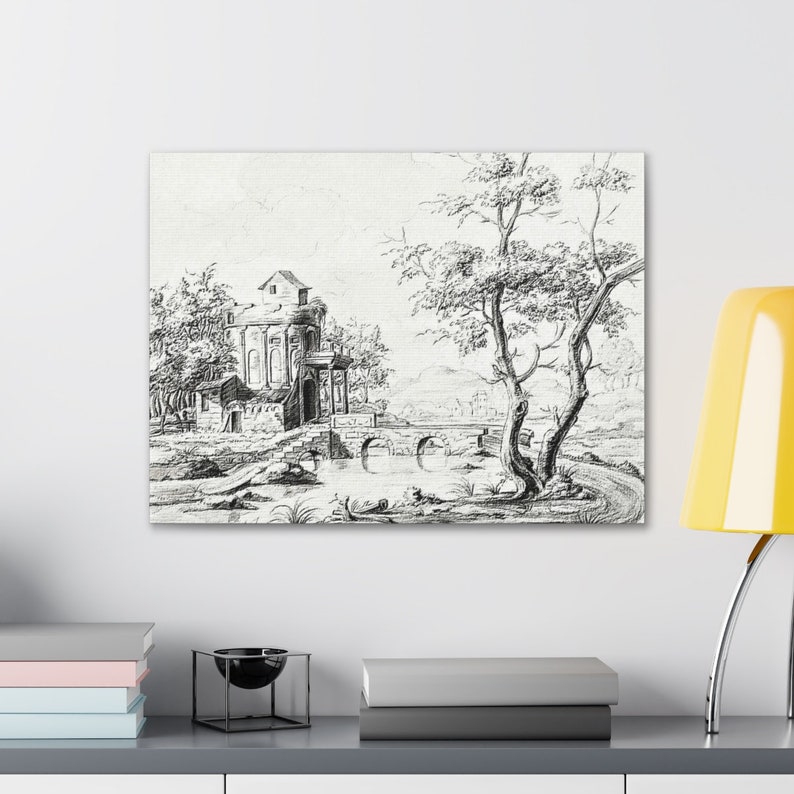 Landscape With Fantastic Ruin - Canvas Gallery Wraps, Wall Art Prints ...