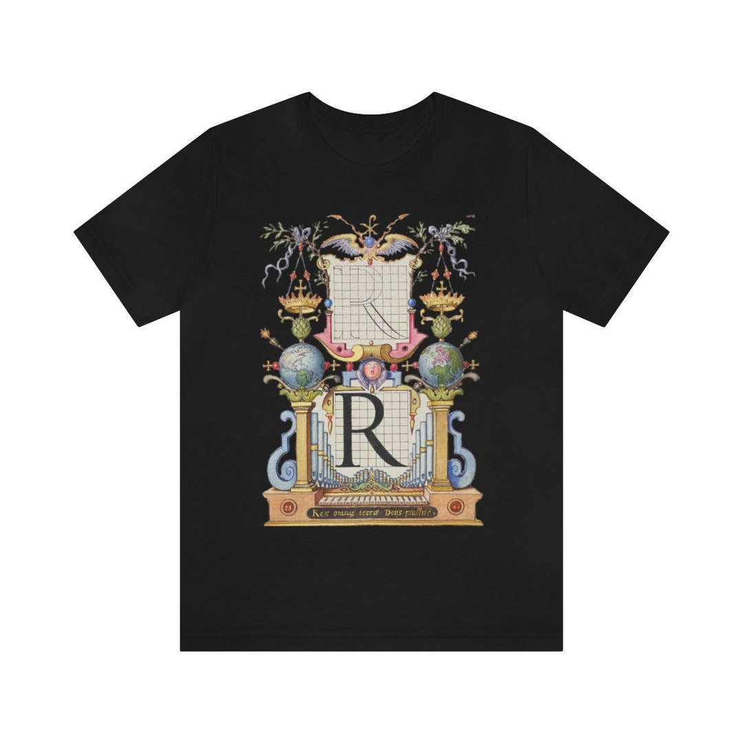 Letter R - T Shirt, Tshirt, T-shirt for Him, T-shirt for Her, Men's T ...