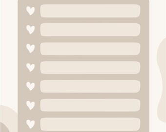 Instant Download to Do List Template - Etsy