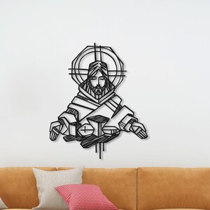 Jesus Metal Wall Art, Religious Metal Wall Decor, Christian Religious ...