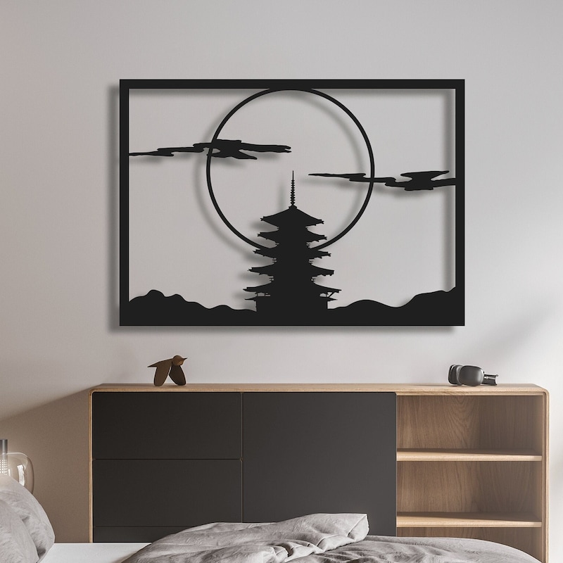 Asian Metal Art - Etsy