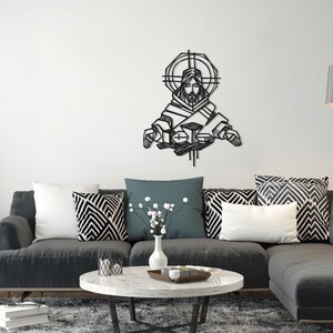 Jesus Metal Wall Art, Religious Metal Wall Decor, Christian Religious ...