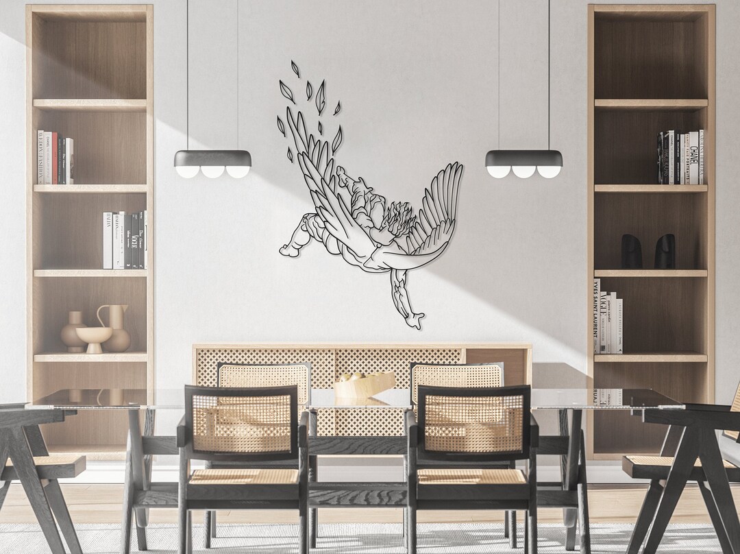 Icarus Metal Wall Art, Greek Mythology Decor - Etsy