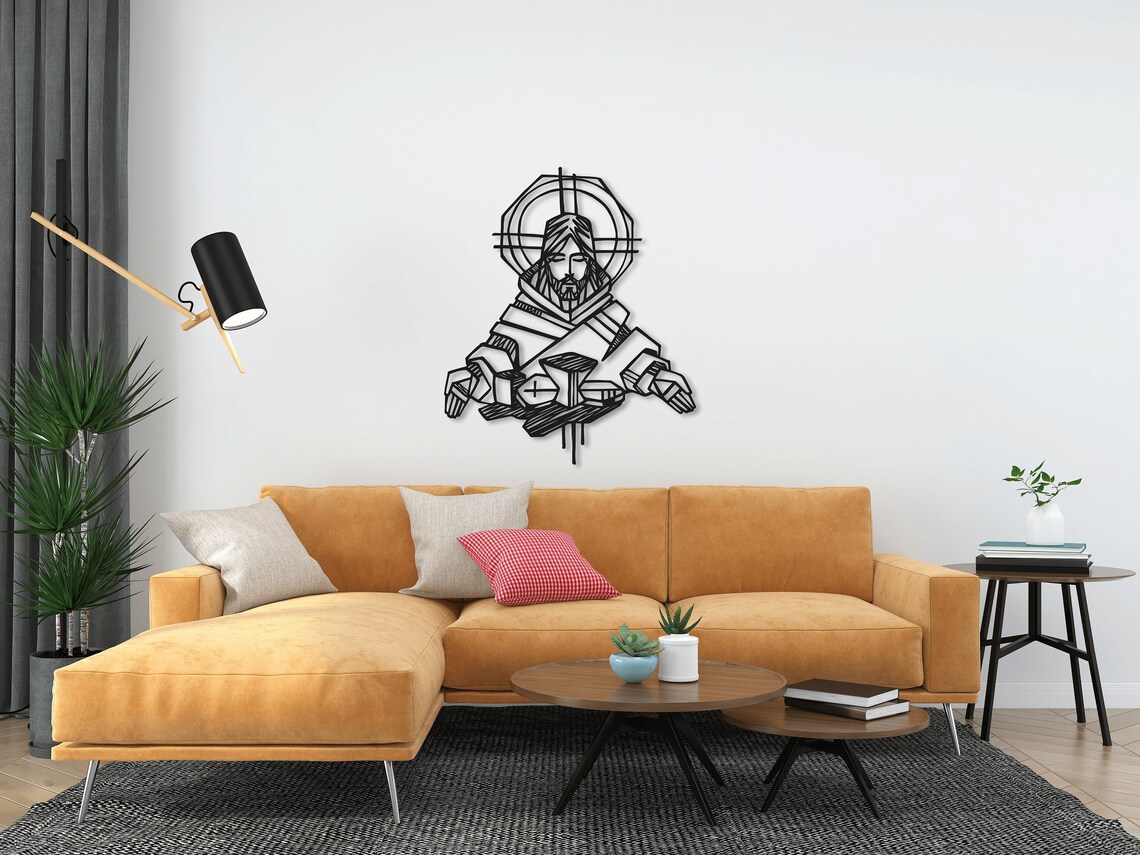 Jesus Metal Wall Art Religious Metal Wall Decor Christian - Etsy