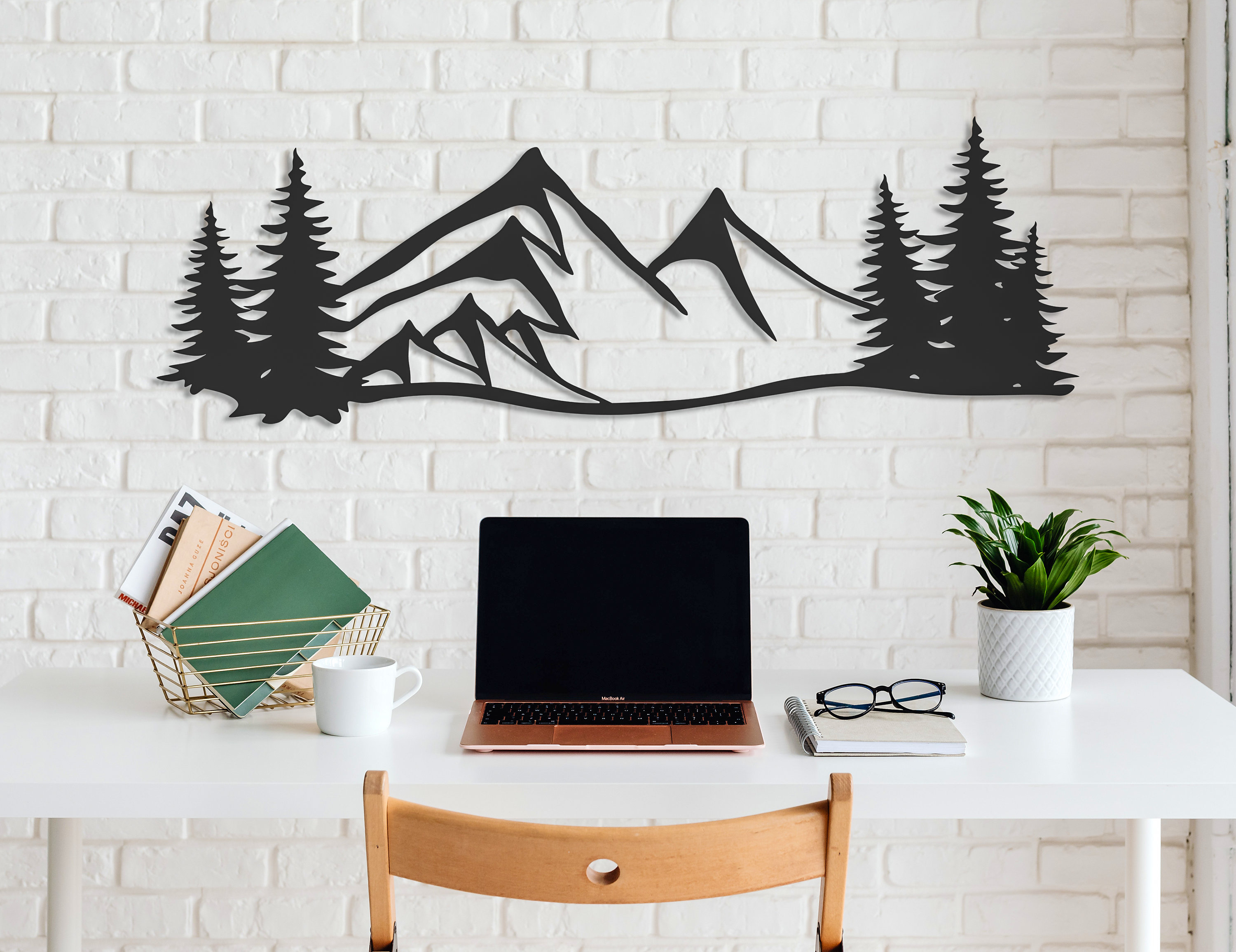 Mountain Wall Art Decor Forest Wall Decor Nature and Forest - Etsy