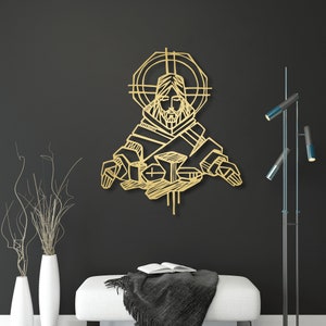 Jesus Metal Wall Art, Religious Metal Wall Decor, Christian Religious ...