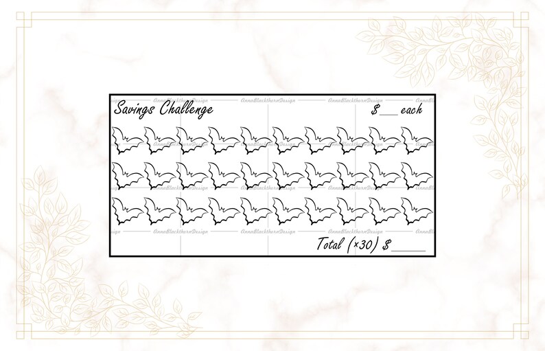Halloween Money Savings Challenge | A6 Binders | Bundle | Set of 3 ...