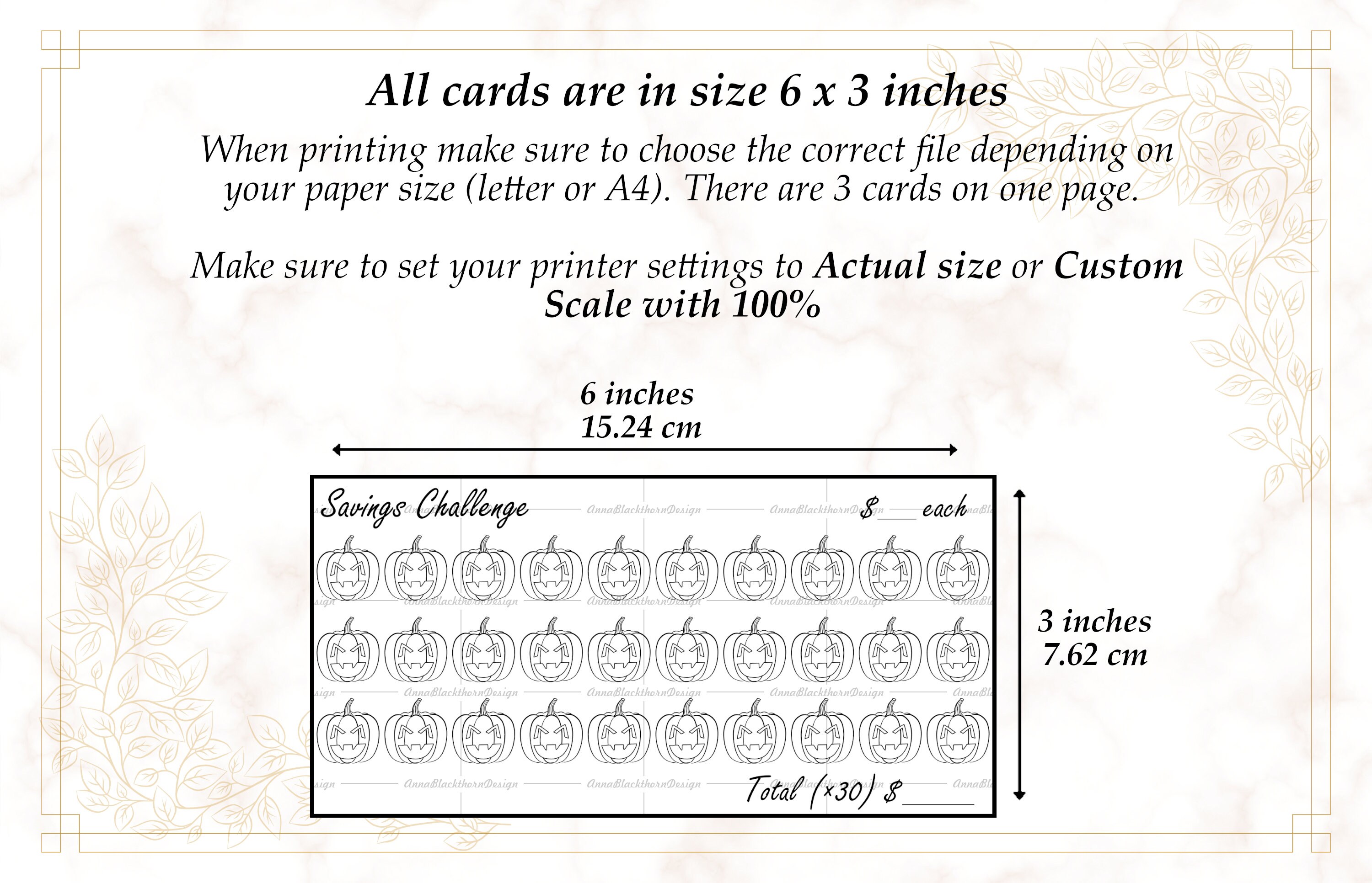 Halloween Money Savings Challenge | A6 Binders | Bundle | Set of 3 ...