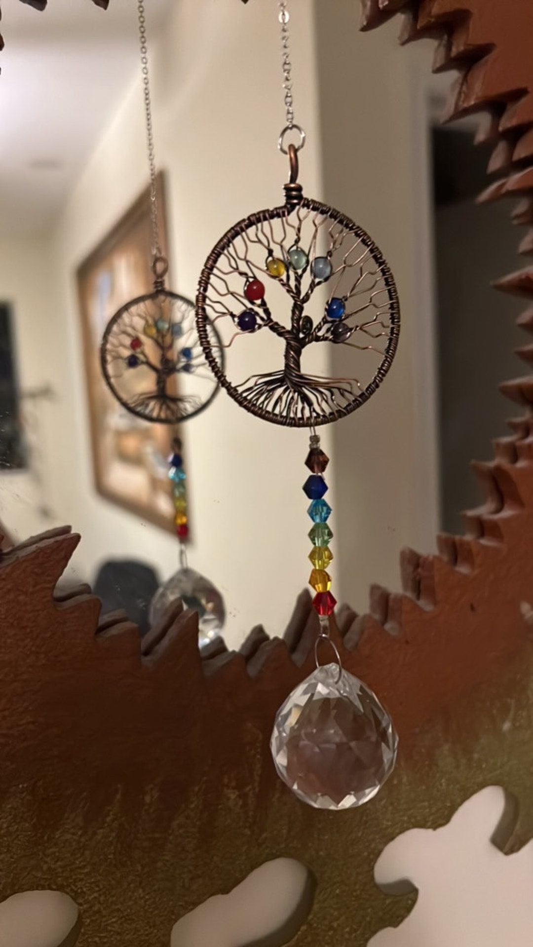 Multi Colored Tree of Life Suncatcher (BRONZE) - Etsy