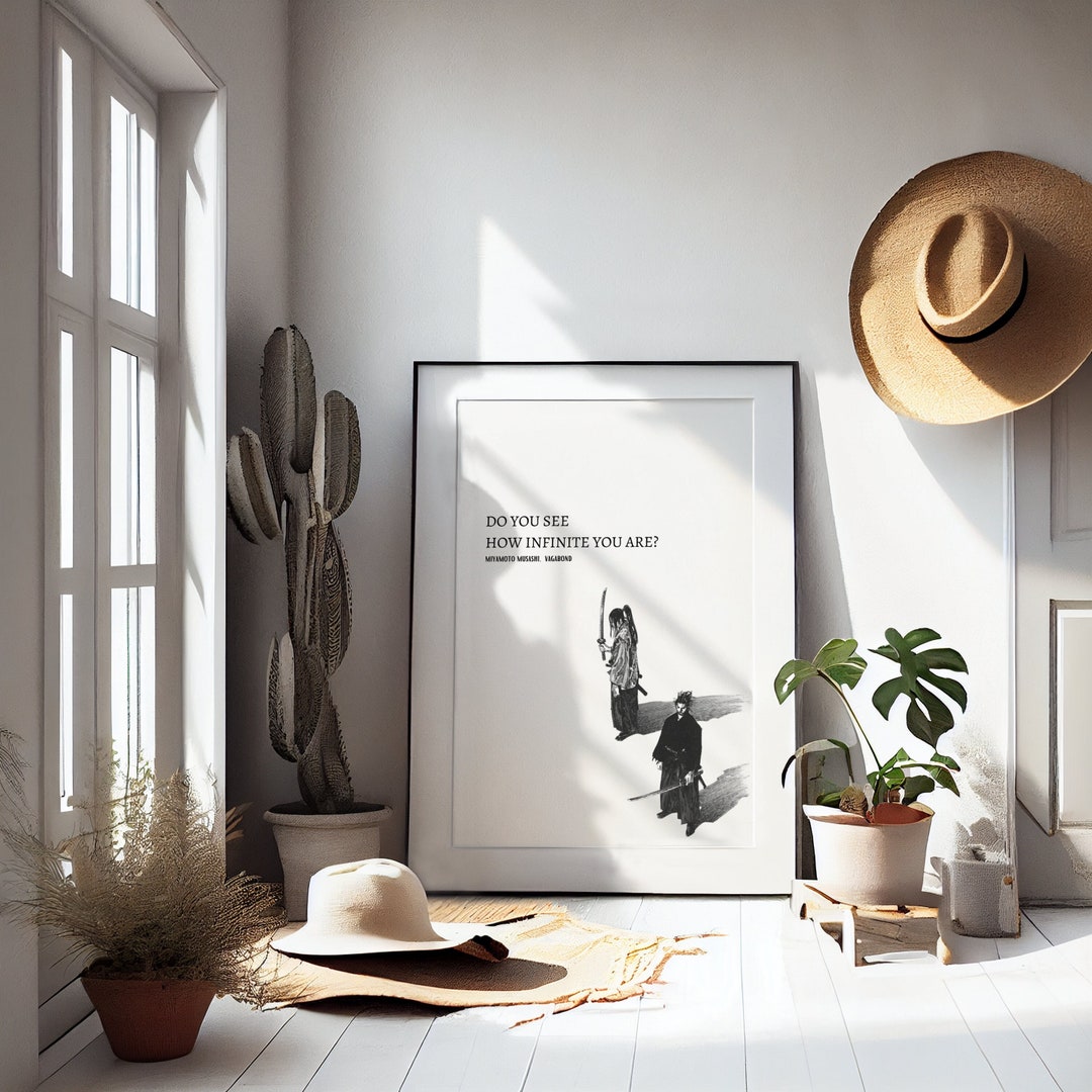 Vagabond Miyamoto Musashi, Japanese Print, Printable Wall Art, Manga ...