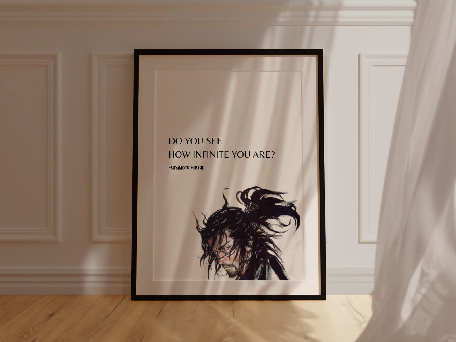 Musashi Vagabond Art: Samurai Poster, Anime Aesthetics, Japanese ...