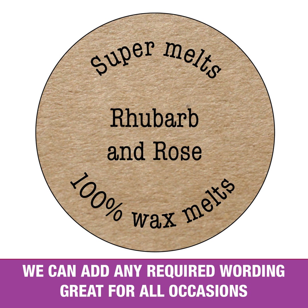 Personalised Small Business Stickers Wax Melt Sticker Label Packaging ...
