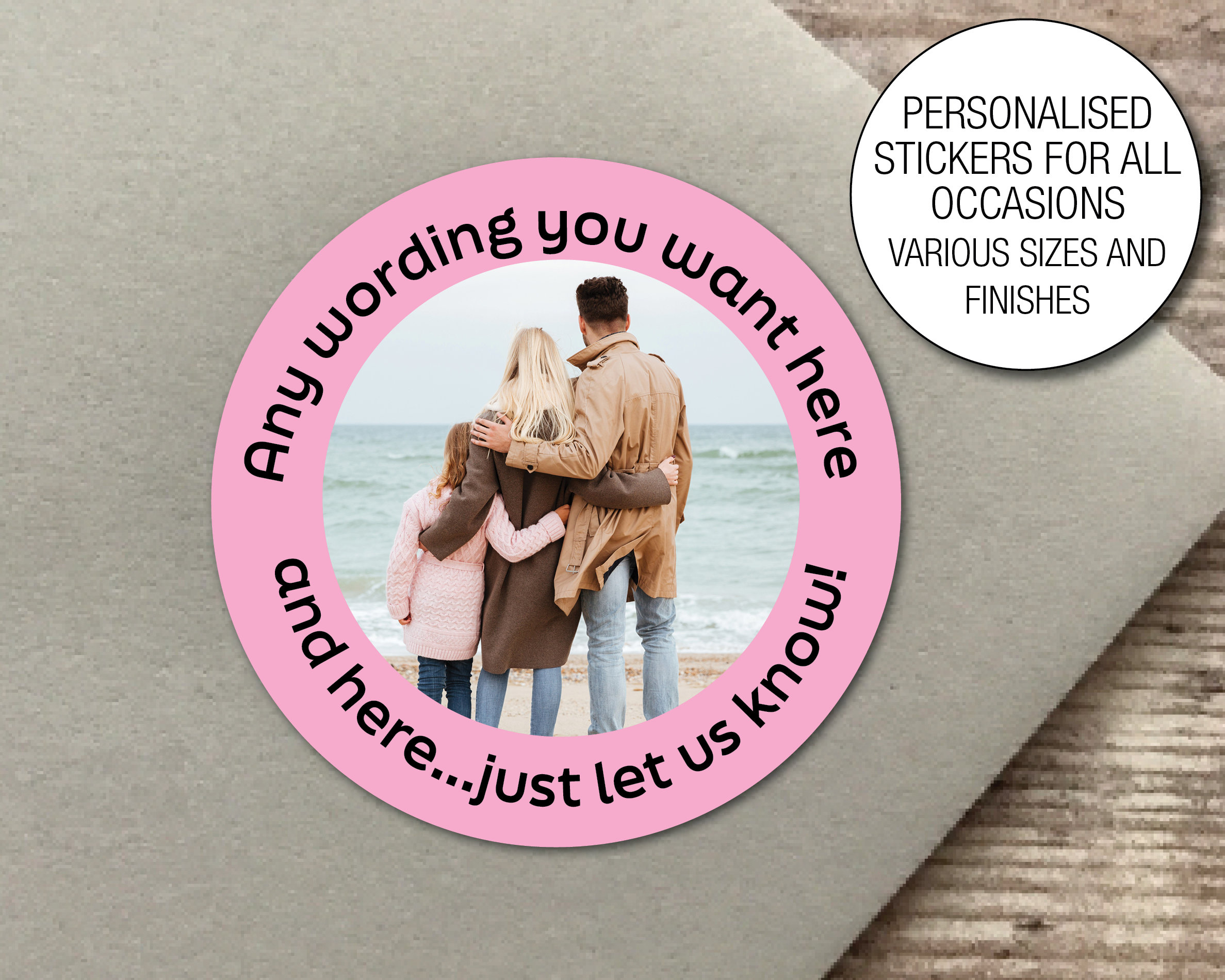 Personalised Photo Picture Image Labels Custom Stickers - Etsy