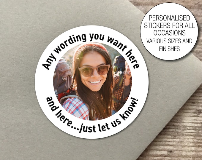 Custom Stickers, Photo Sticker Sheet, Personalized Photo Stickers ...