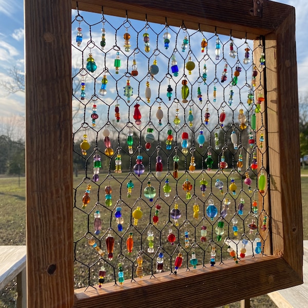Chicken Wire Suncatcher - Etsy