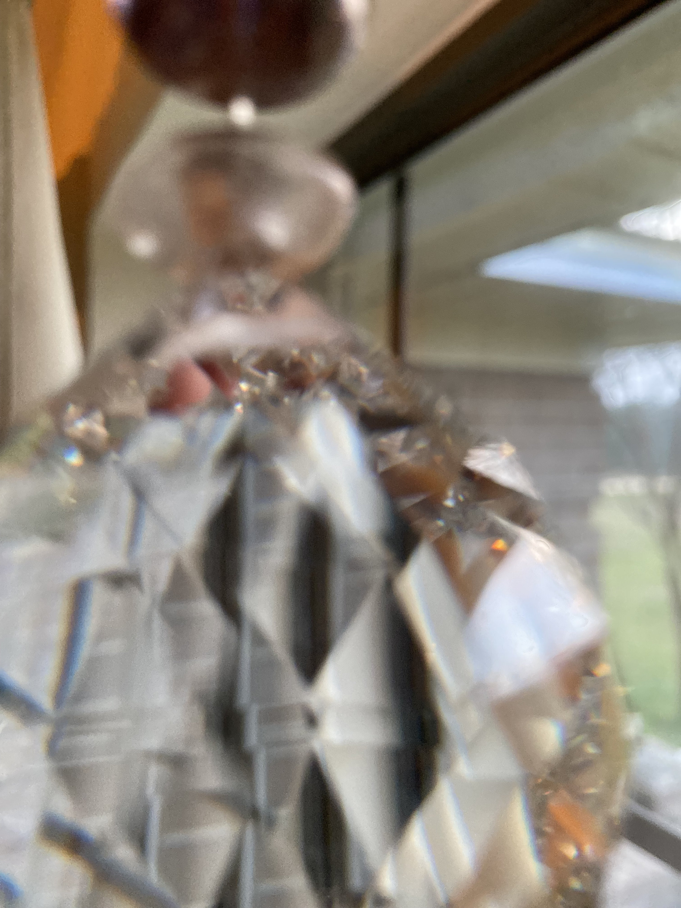 Suncatcher Crystal Rainbow Maker, 6" Glass Beaded Strand With Beautiful ...