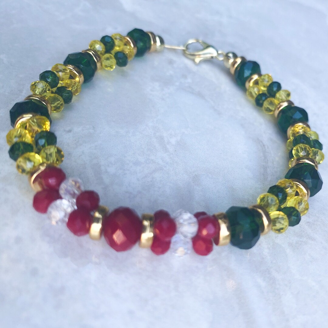 Orula and Chango Crystal Beads Bracelet - Etsy