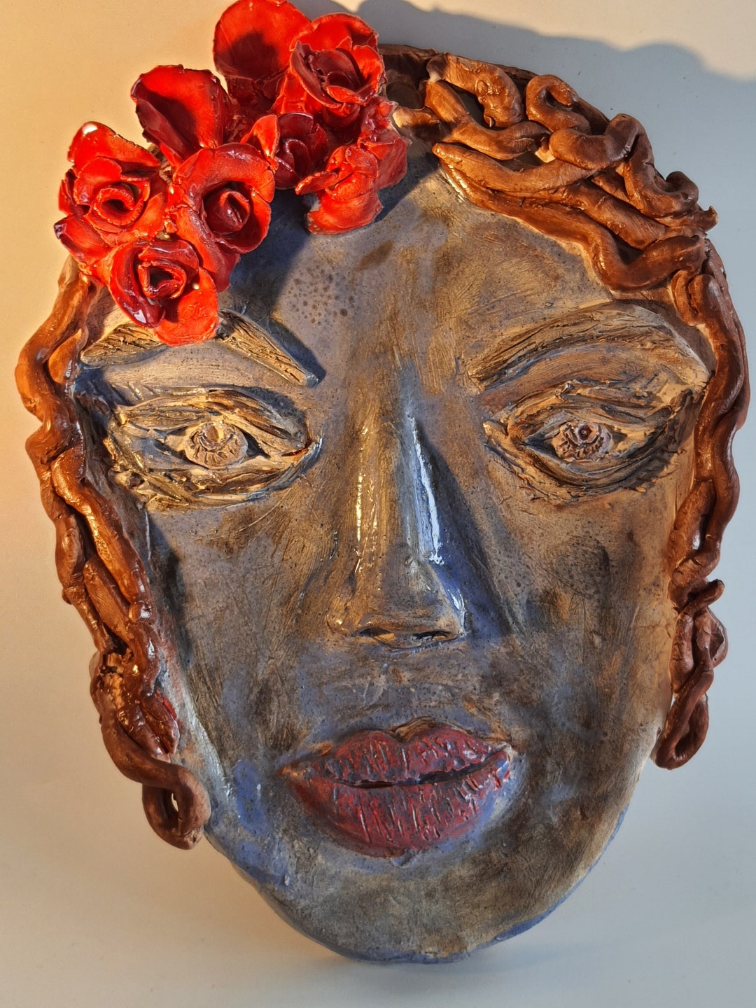 Medusa Ceramic Sculpture one and Only - Etsy