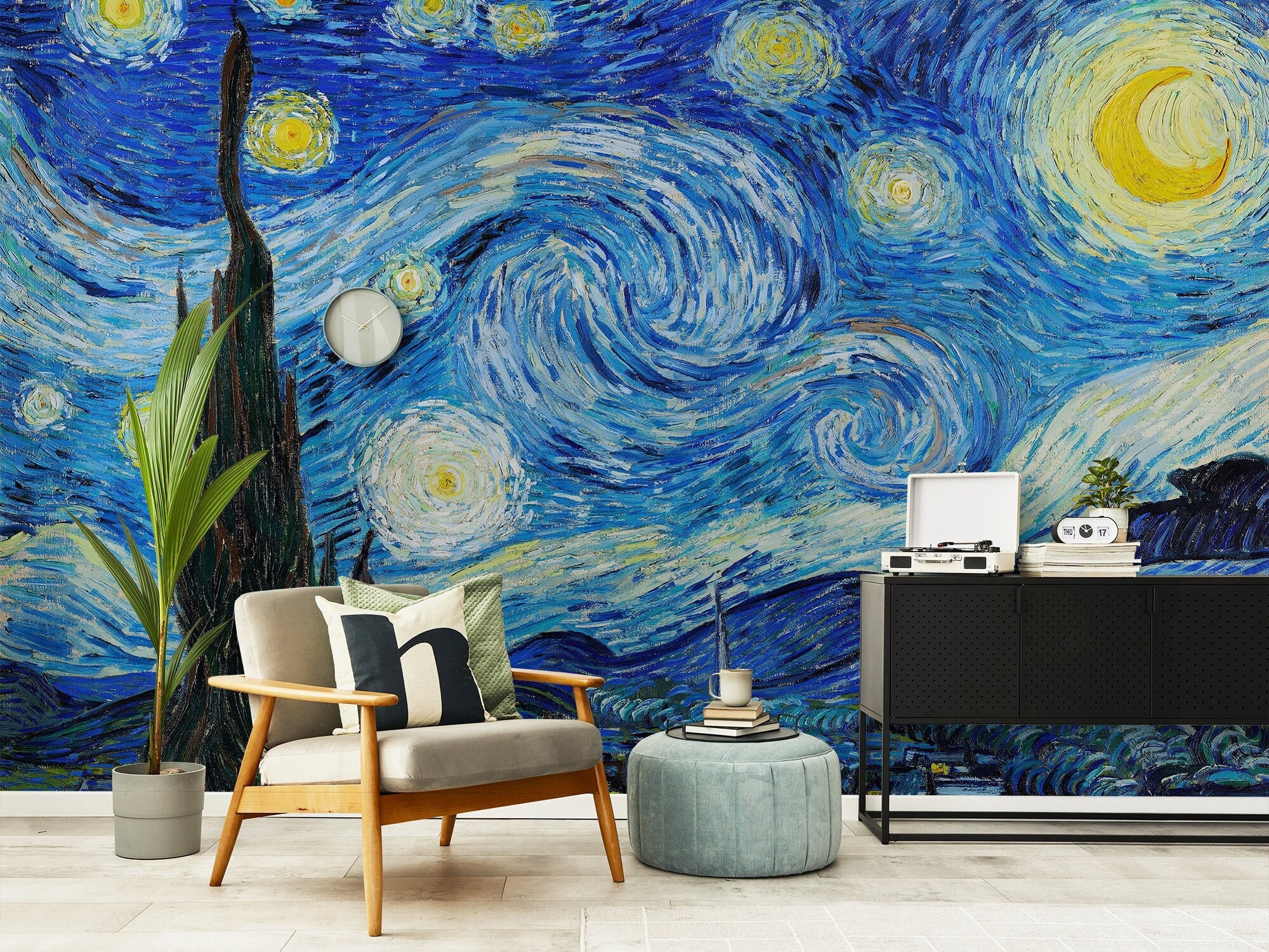 Van Gogh Starry Night Wallpaper