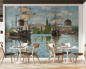 Monet Wallpaper Mural - Etsy
