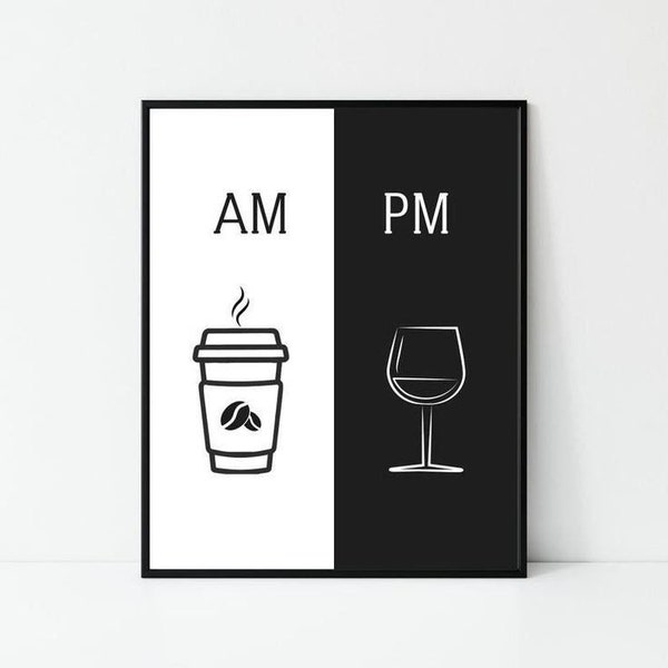 Am Pm Sign - Etsy
