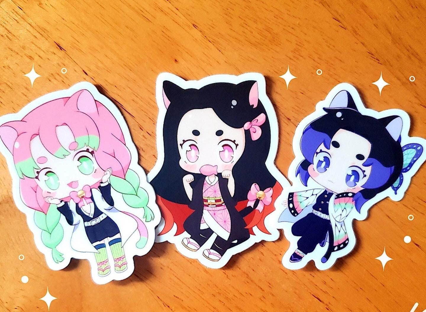 Neko Demon Girl 3in Vinyl Sticker Hashira Girl Sticker Demon Girl ...