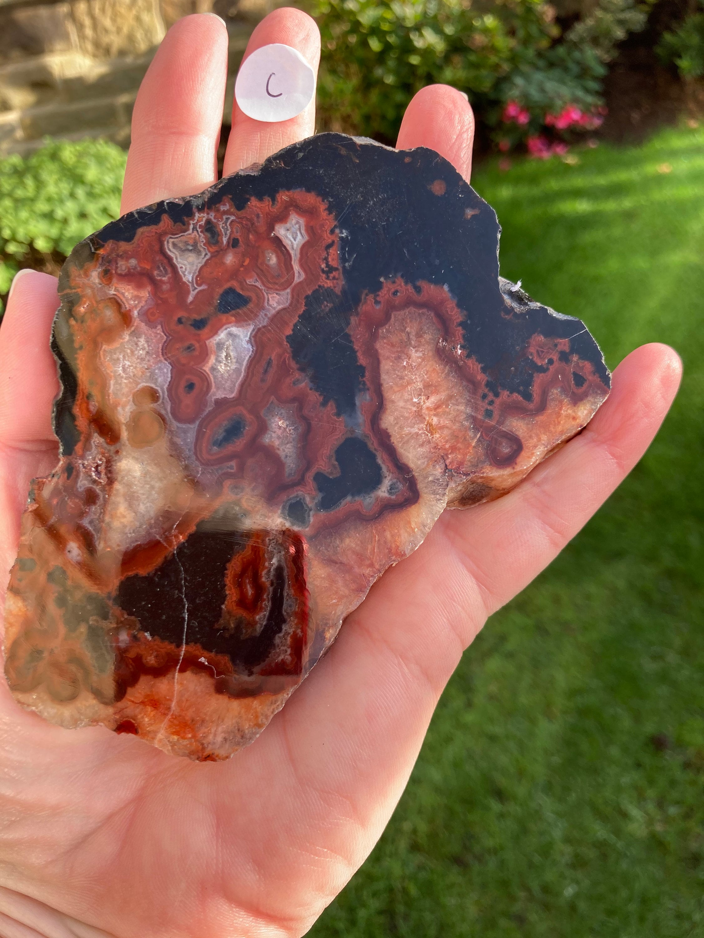 Beautiful Black Carnelian Slabs - Etsy UK