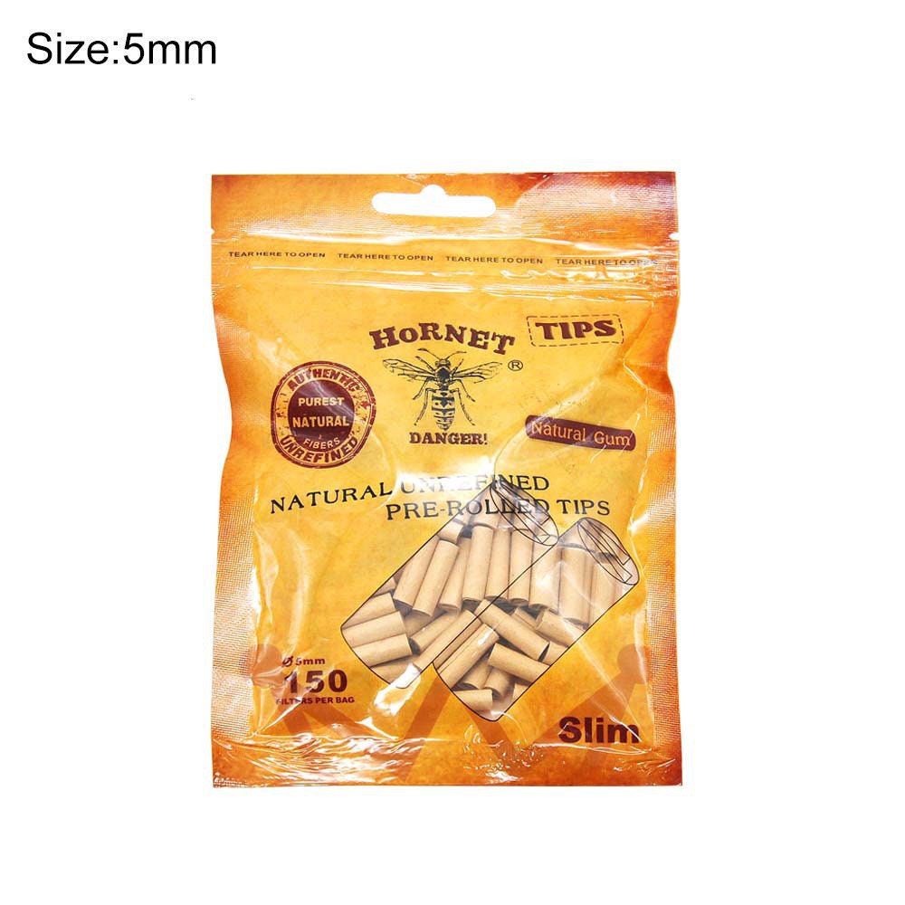 Pre Rolled Natural Filter Tips Paper Brown White 6mm 5mm - Etsy