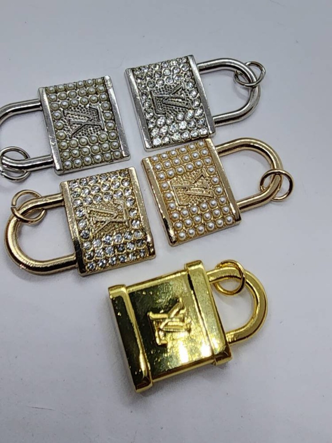 Designer Zip Button Locks Gold Silver 1 Pc 20 Mm - Etsy
