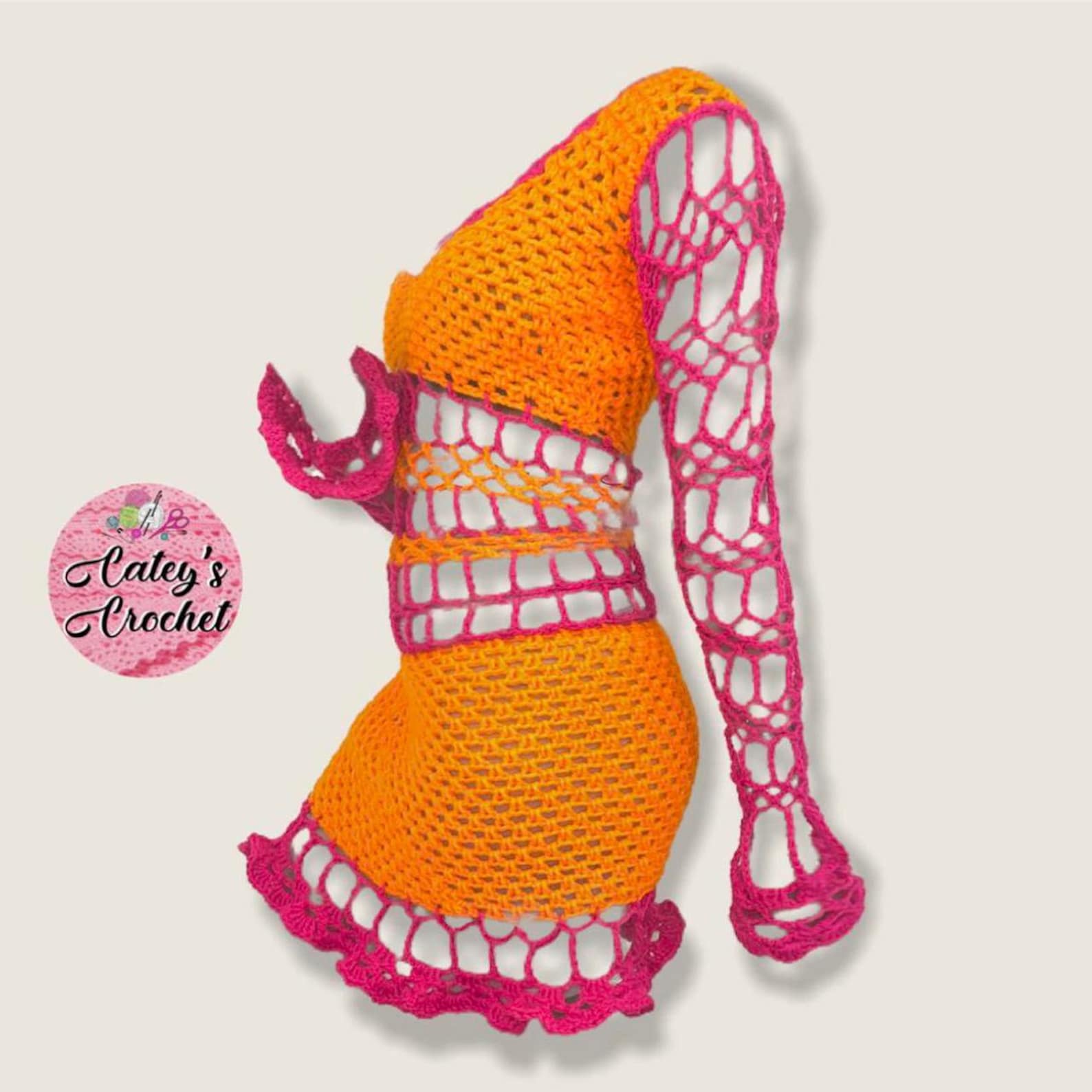 Crochet Felicity Shagwell Costume - Etsy