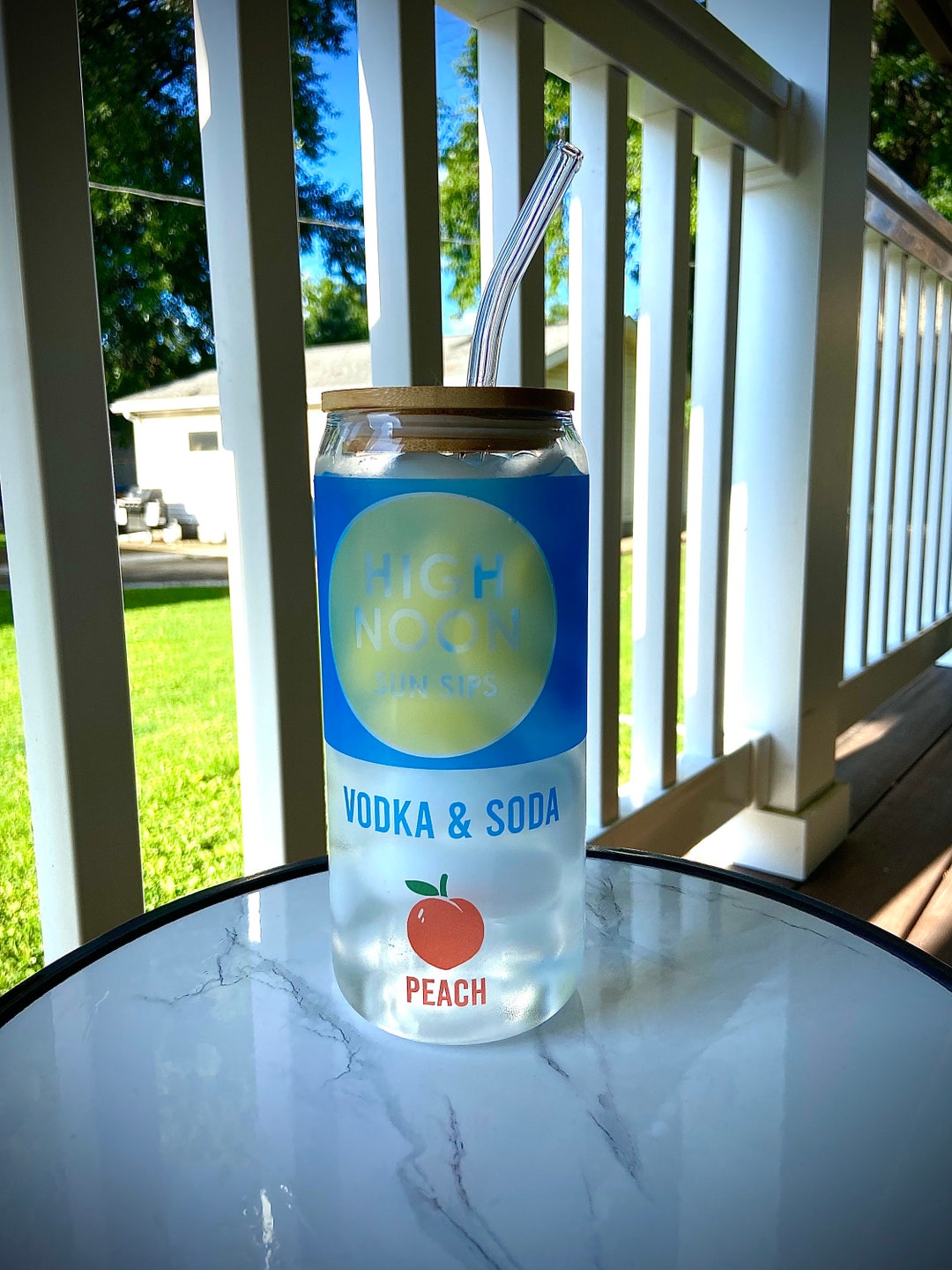 20 Oz Color Changing High Noon Glass Tumbler Libbey Glass Glass Beer ...