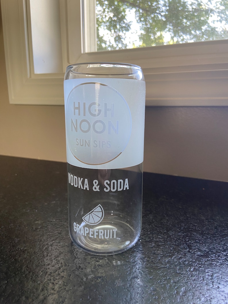 20 Oz Color Changing High Noon Glass Tumbler Libbey Glass Glass Beer ...