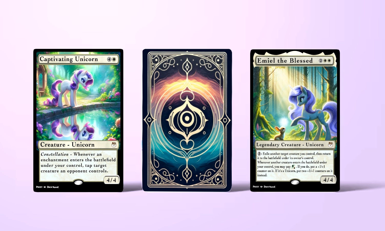 Friendship is Magic the Gathering - My Little Pony Themed Proxy MTG ...