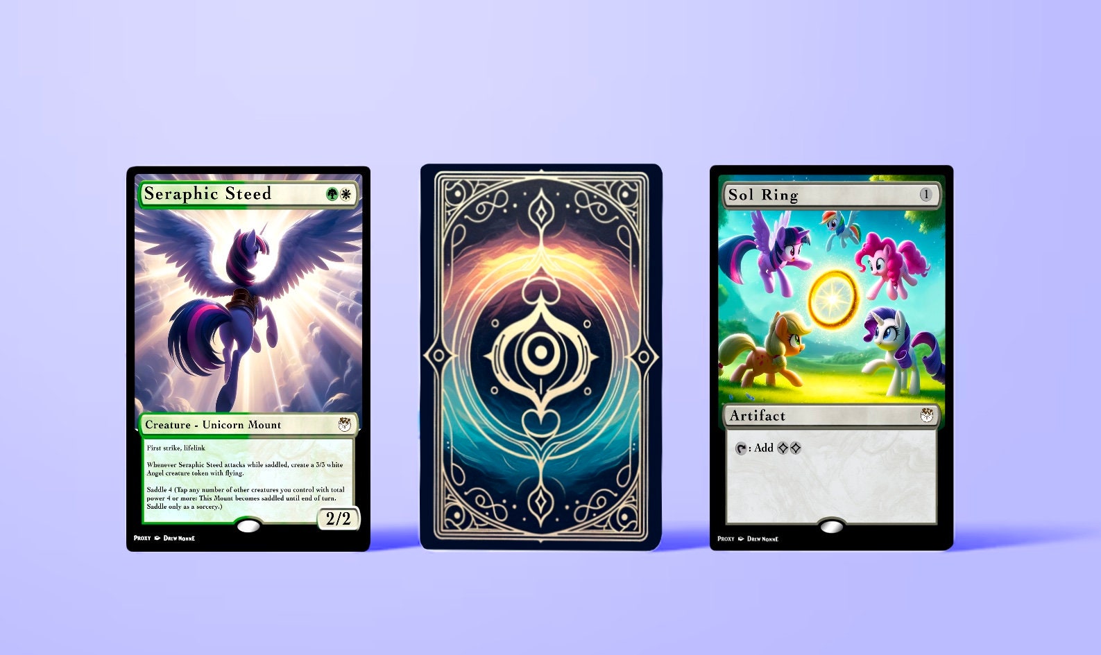 Friendship is Magic the Gathering - My Little Pony Themed Proxy MTG ...