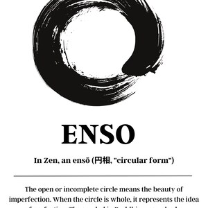 Enso L Digital Art Prints | Black & White + 3 More Versions Digital Art ...