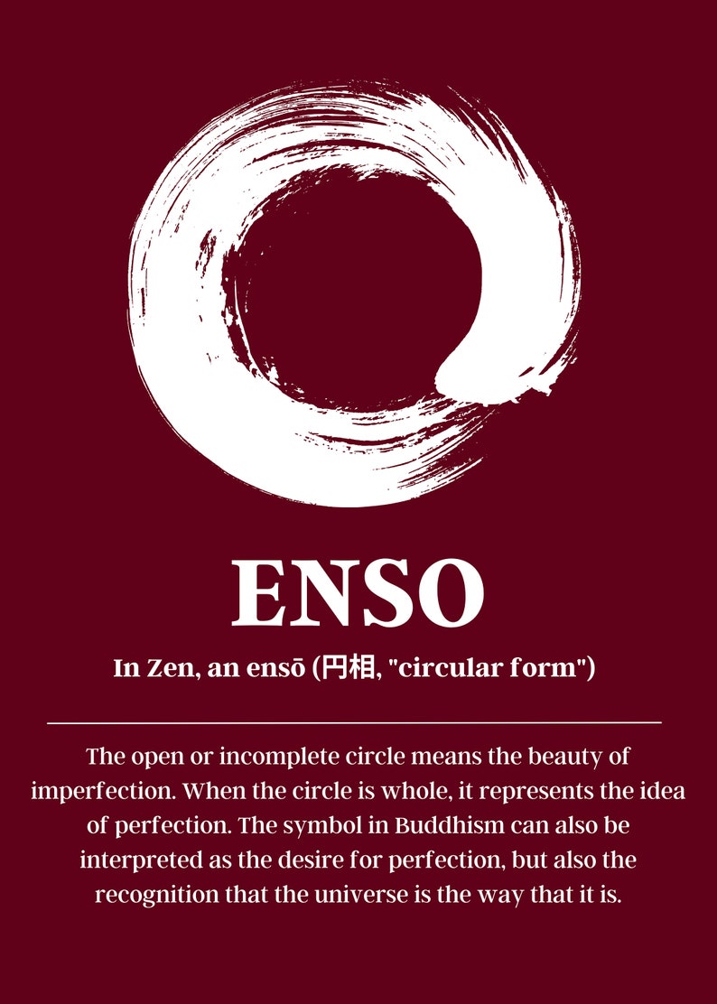 Enso L Digital Art Prints | Black & White + 3 More Versions Digital Art ...