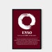 Enso L Digital Art Prints | Black & White + 3 More Versions Digital Art ...