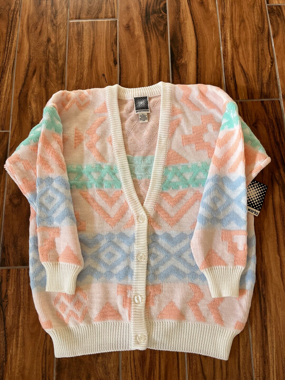 Vintage Gerard Works Cardigan - Etsy