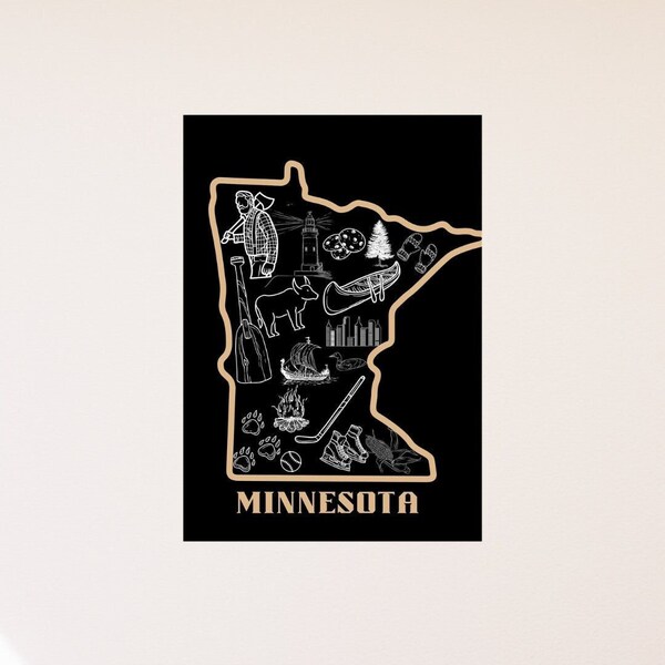 Minnesota Landmark Prints - Etsy