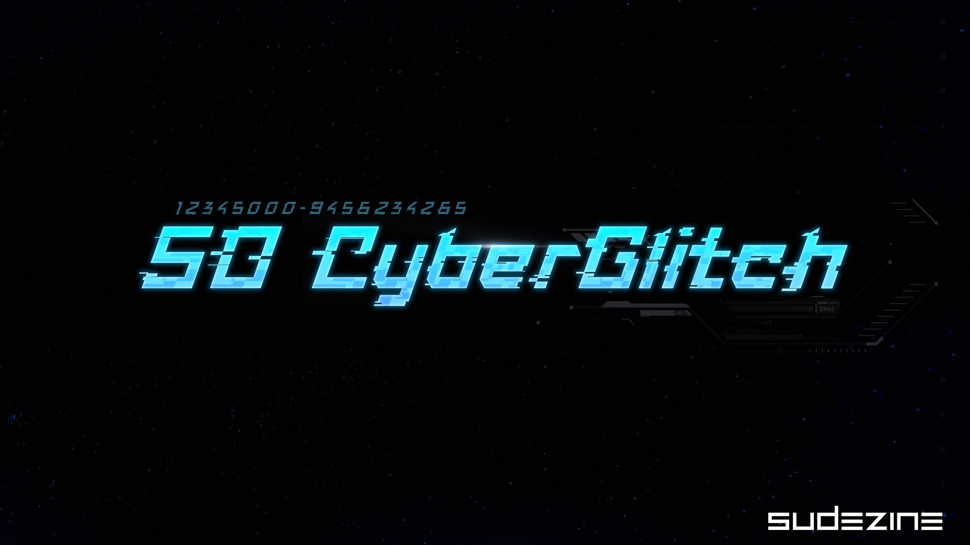 Sdcyberglitch- Futuristic Cyber Font - Punk, Glitch Font, Hacker Font ...