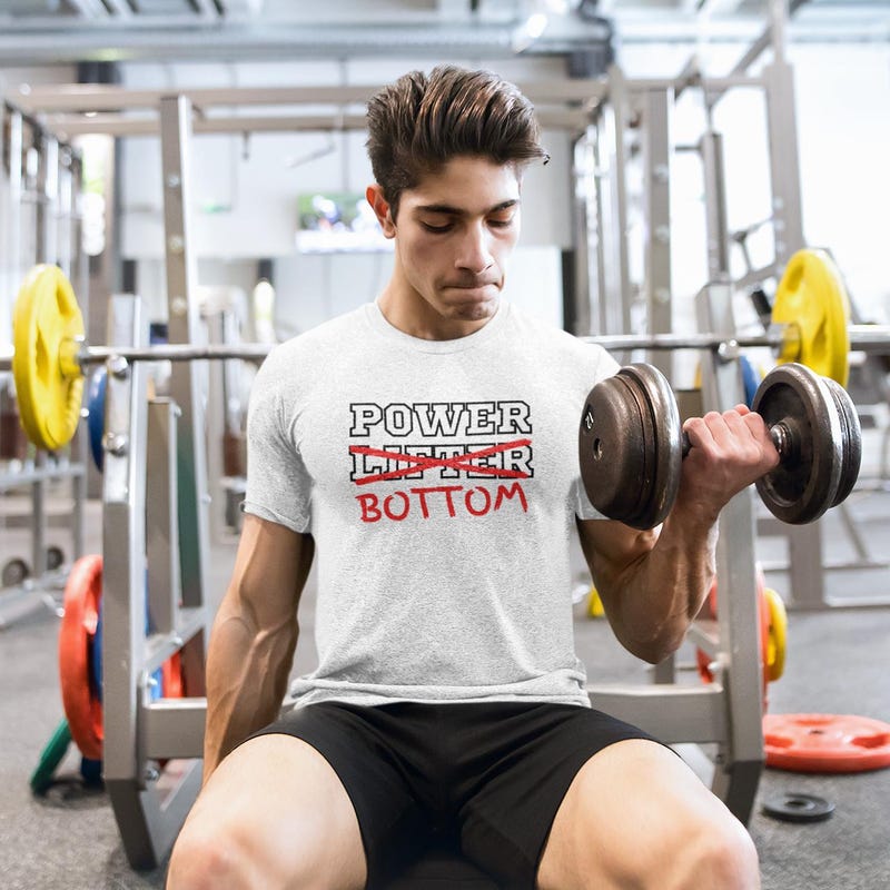 Power Bottom T Shirt - Etsy