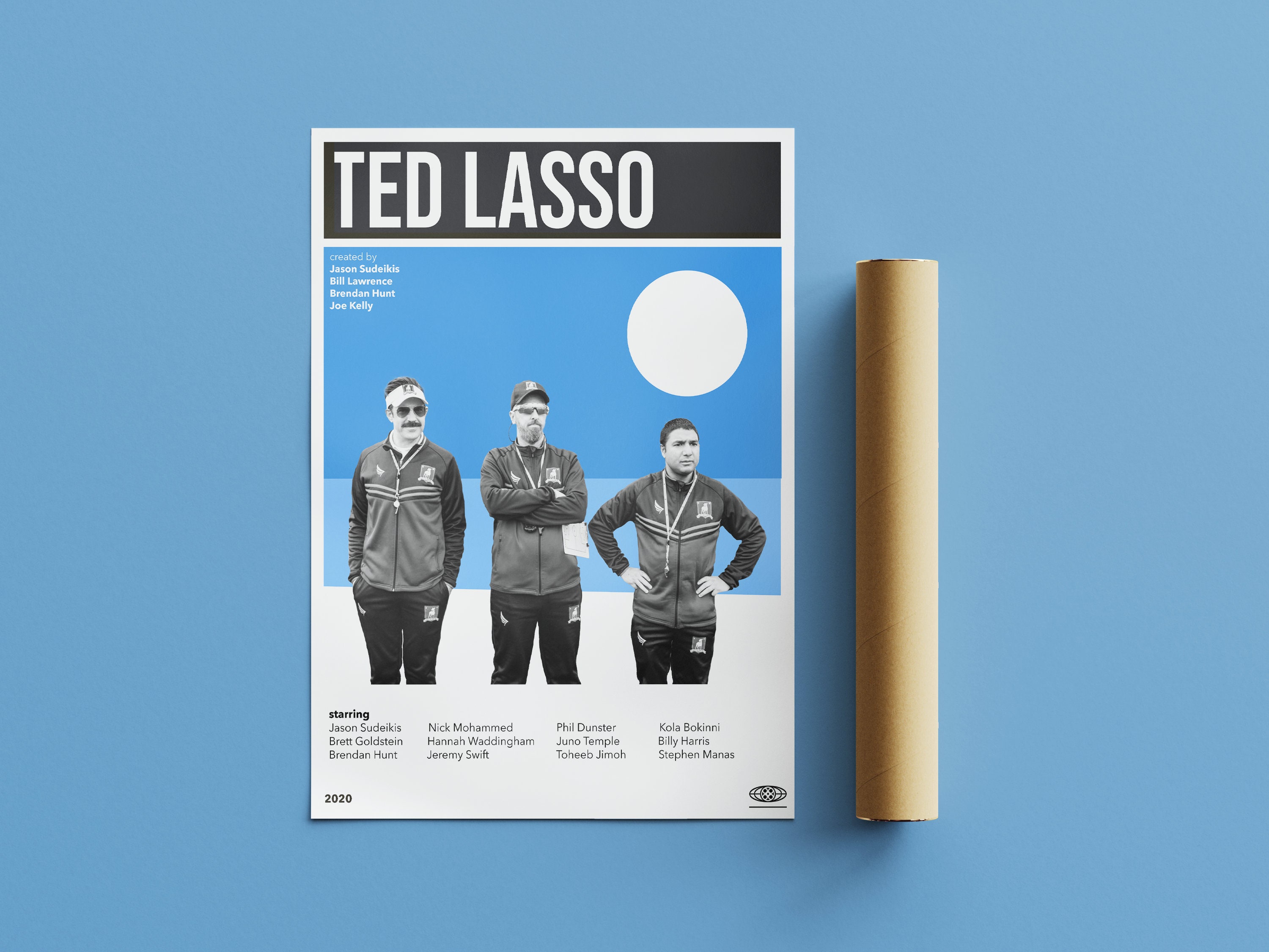 Ted Lasso Movie Print, Retro Movie Poster, Retro TV Show Poster sold by ...