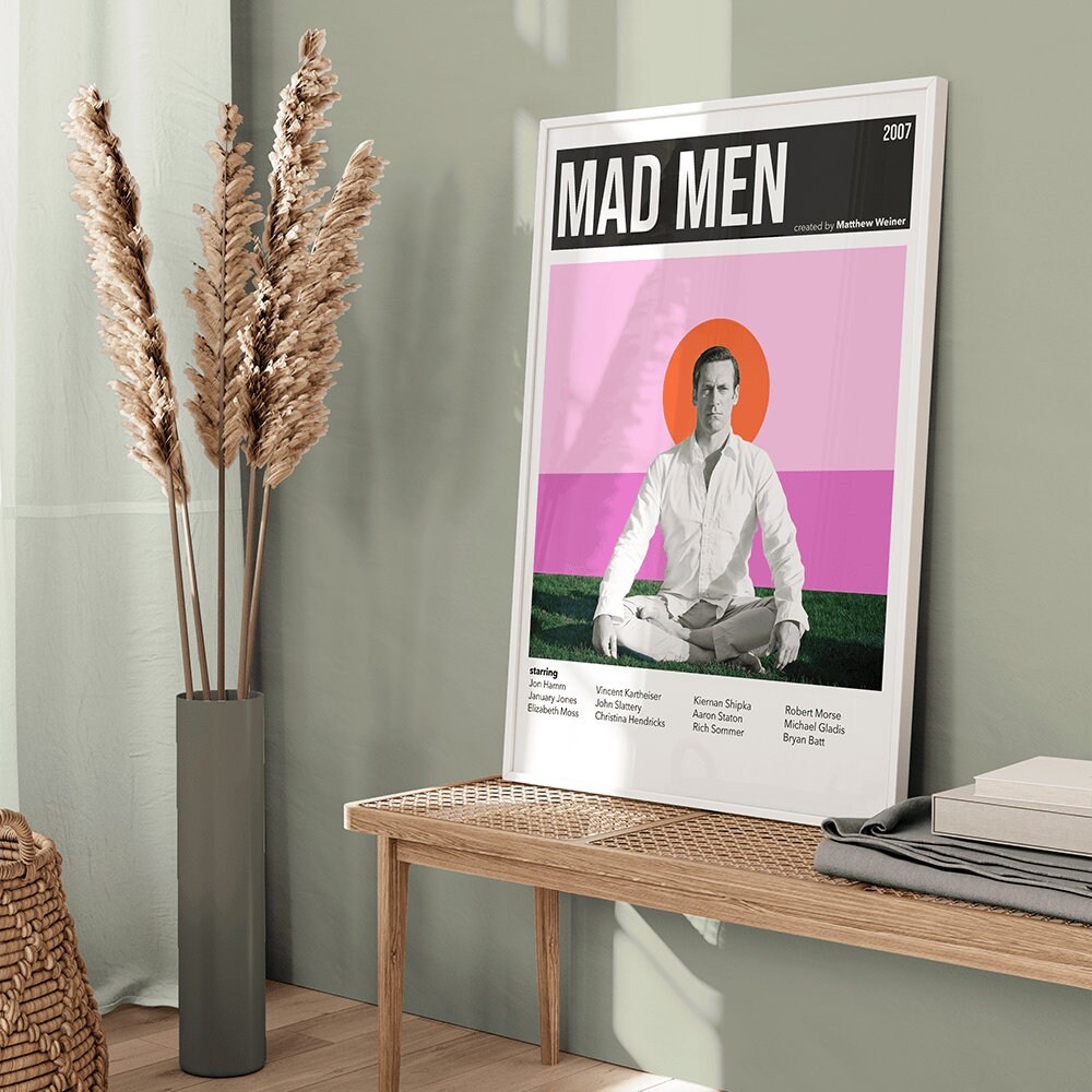 VINTAGE INSPIRED Tv Print, Sunset, Retro Movie Poster, Midcentury ...