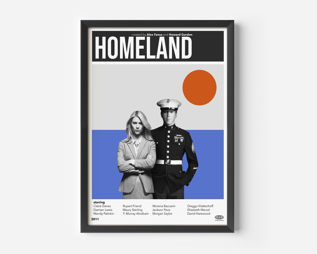 Homeland TV Show Poster, Minimalist Movie Art Print - Etsy