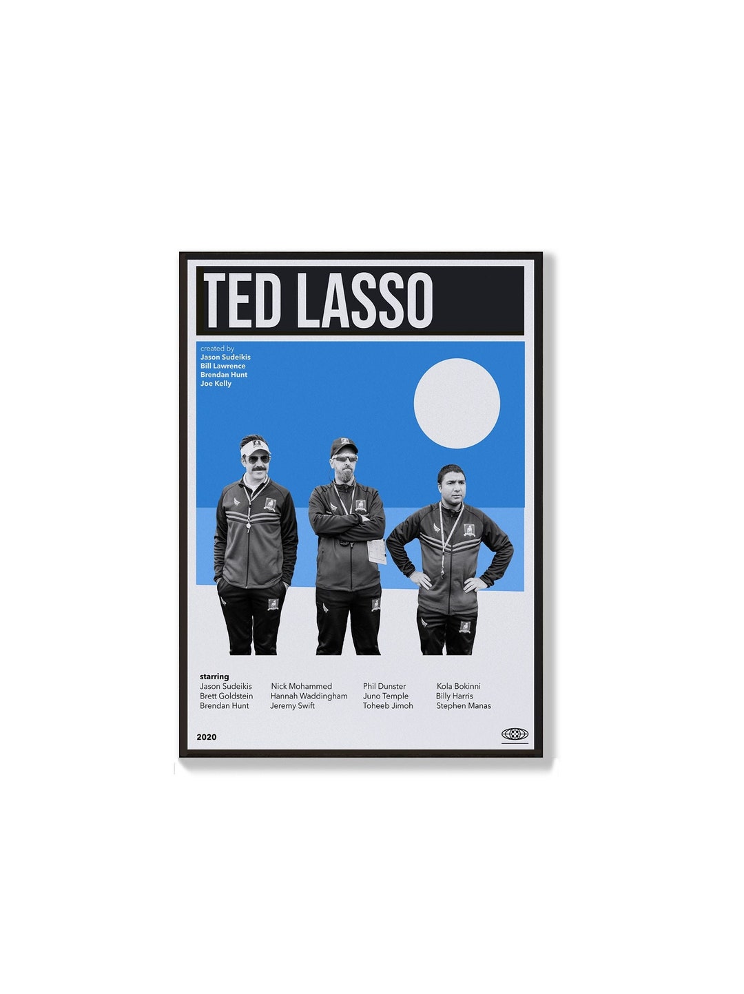 Ted Lasso Movie Poster, Minimalist TV Art Print - Etsy