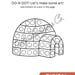 Igloo Dot Marker Coloring Page | Winter Do a Dot Printable - Etsy