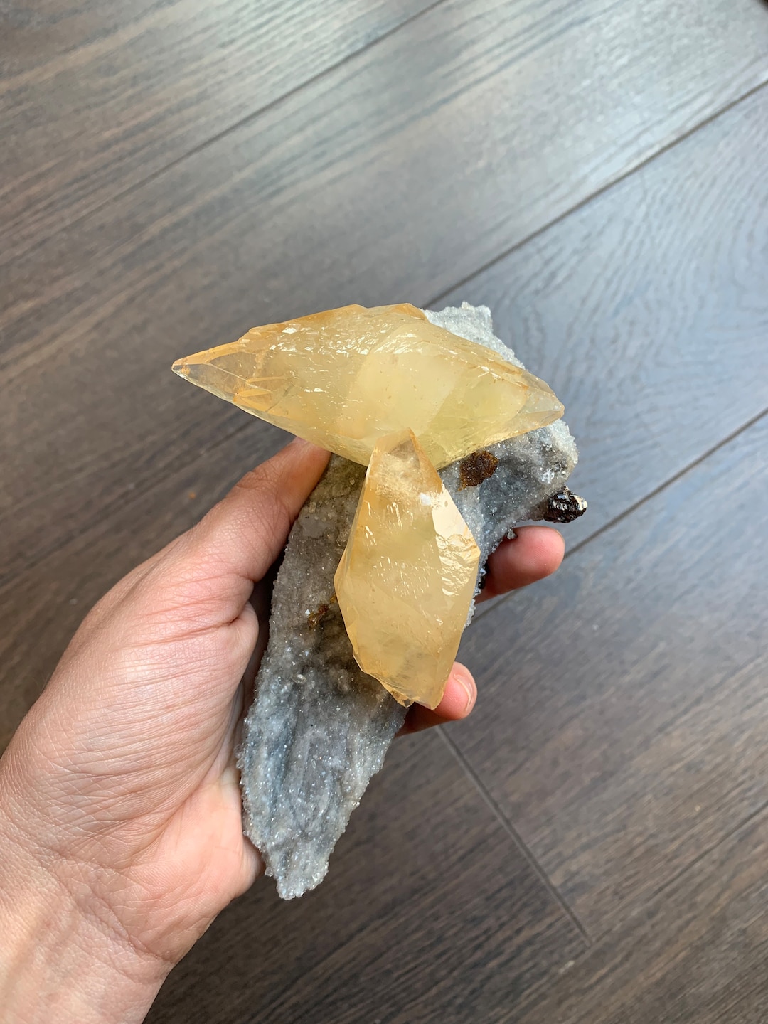 Elmwood Calcite, Sphalerite & Garnet Specimen crystal, Mineral ...