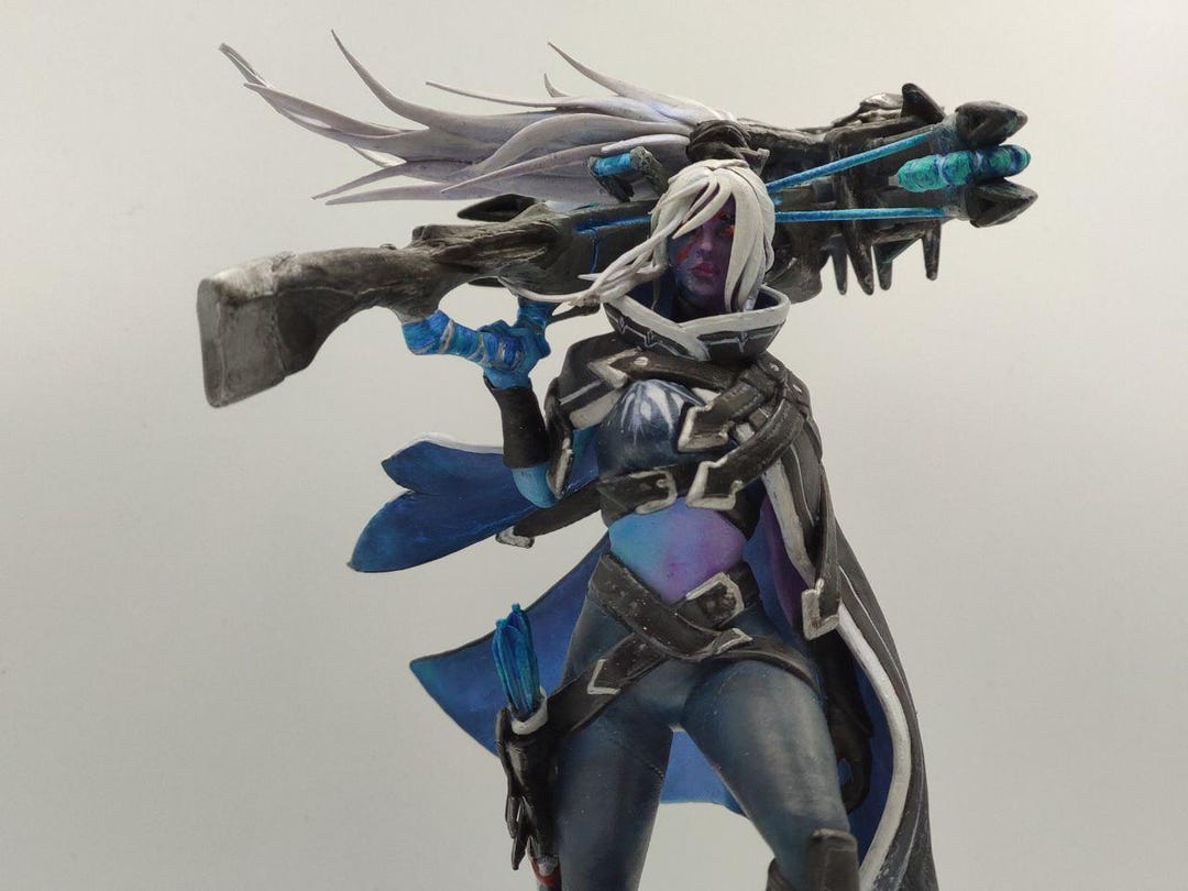 Drow Ranger Figurine Dota 2 Дота 2, One of a Kind Figurine, Statuets ...